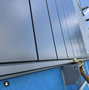 V25 Interlocking Panel Wall Cladding transforms AGS Commercial Project ...